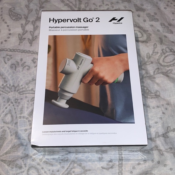 Hyperice | Other | Nib Hyperice Hypervolt Go 2 Percussion Massage Device White | Poshmark